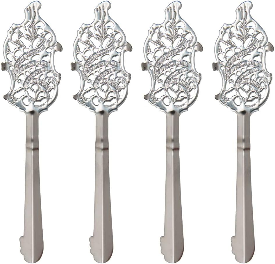 Absinthe Spoon Set of 4 | Stainless Steel Absinthe Spoons by ALANDIA ...
