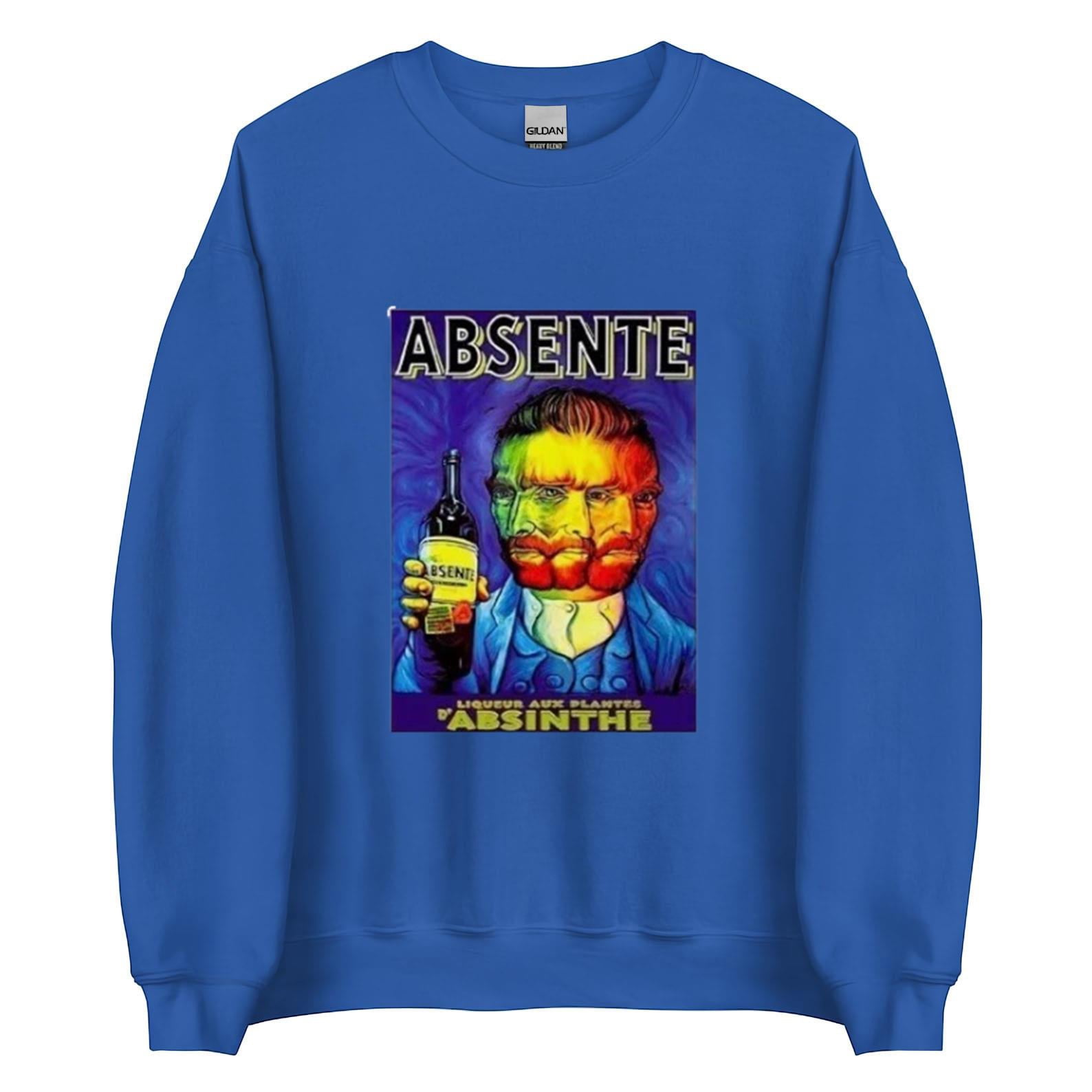 Absinthe Vincent Van Gogh Funny Vintage Cool Gift Tee T Shirt - Walmart.com