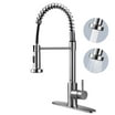 OakBrook Pacifica One Handle Kitchen Faucet with Pullout Sprayer ...