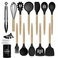 Chef Craft Premium Silicone Kitchen Tool and Utensil Set, 5 Piece Set ...