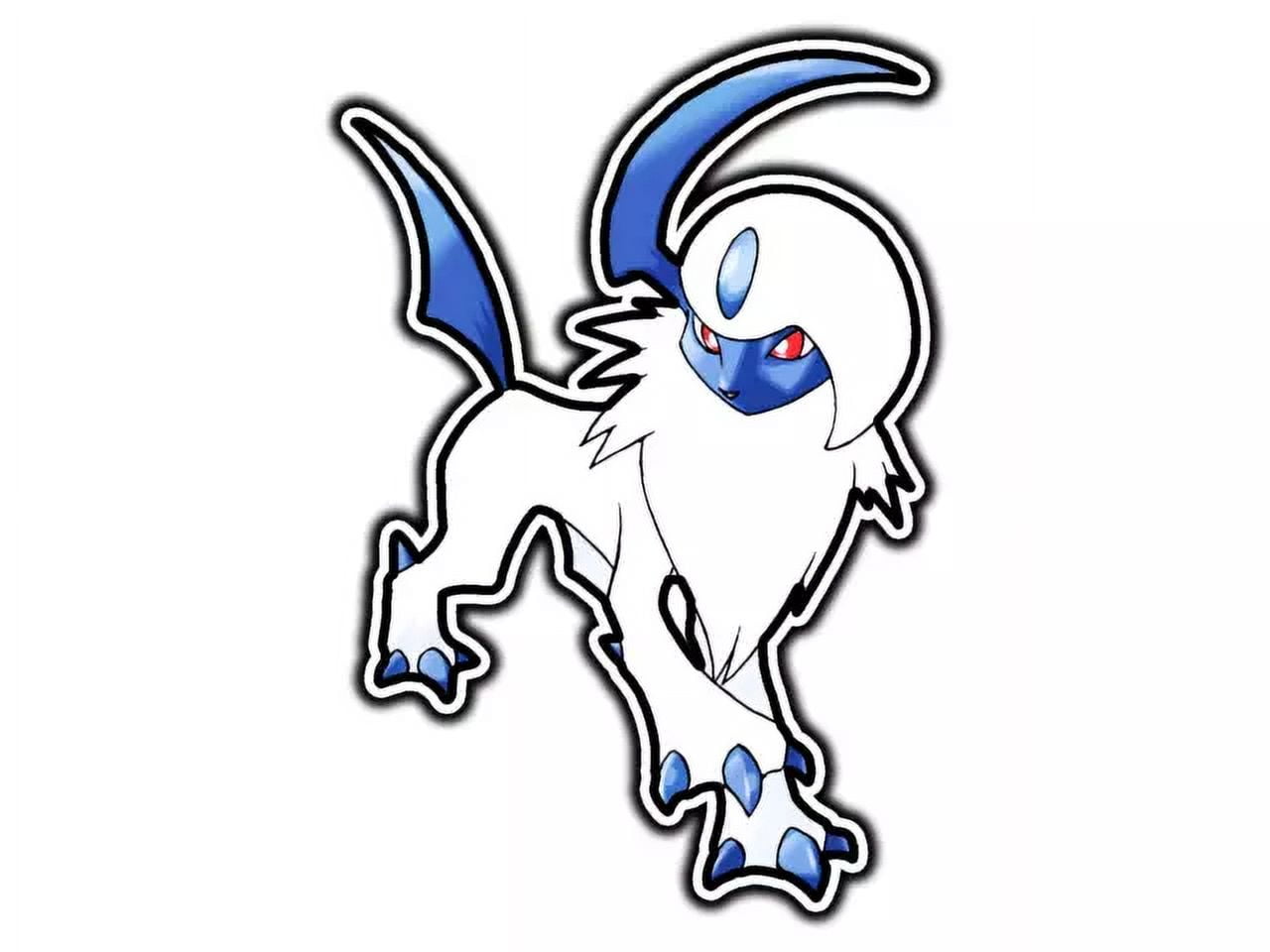 Absol Waterproof Sticker Phone Decal Water Bottle Stickers Car Decals ...