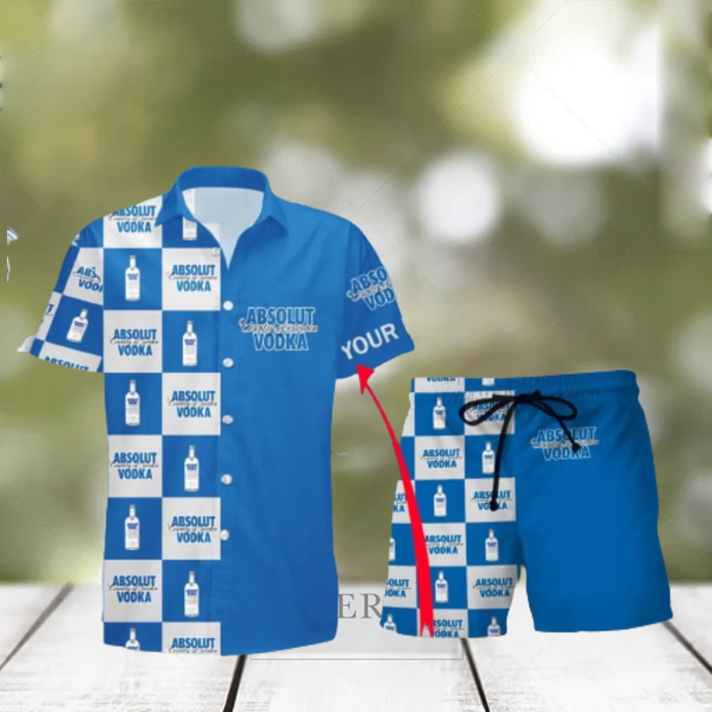 Absolut Vodka Personalized Name Hawaiian Shirt - Walmart.com
