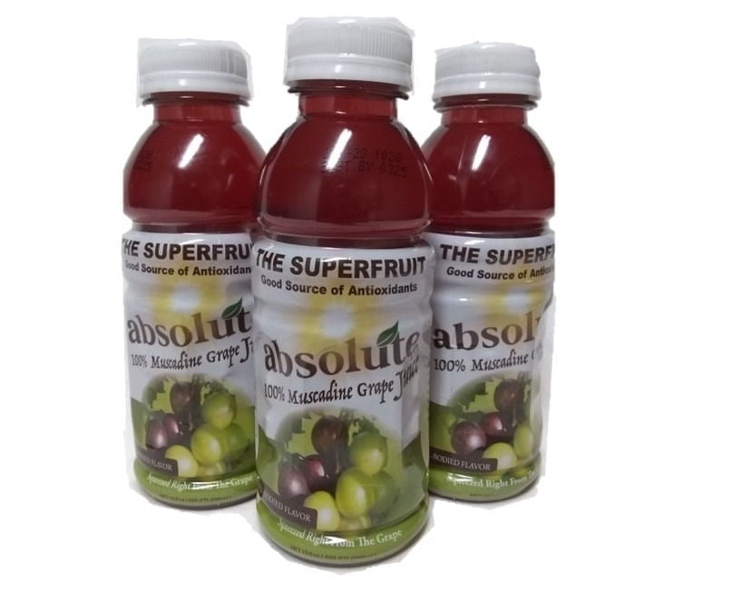 absolute 100% Muscadine Grape Juice, 10 oz, 12-Pack - Walmart.com