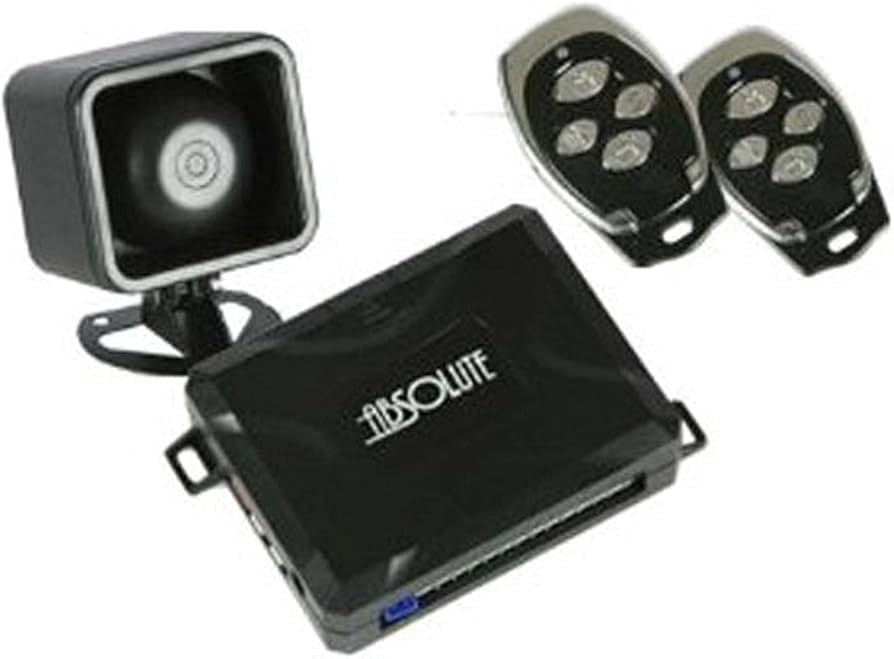 Absolute AL510 One Way Car Alarm Keyless Entry 500' Range Two 4 Button ...