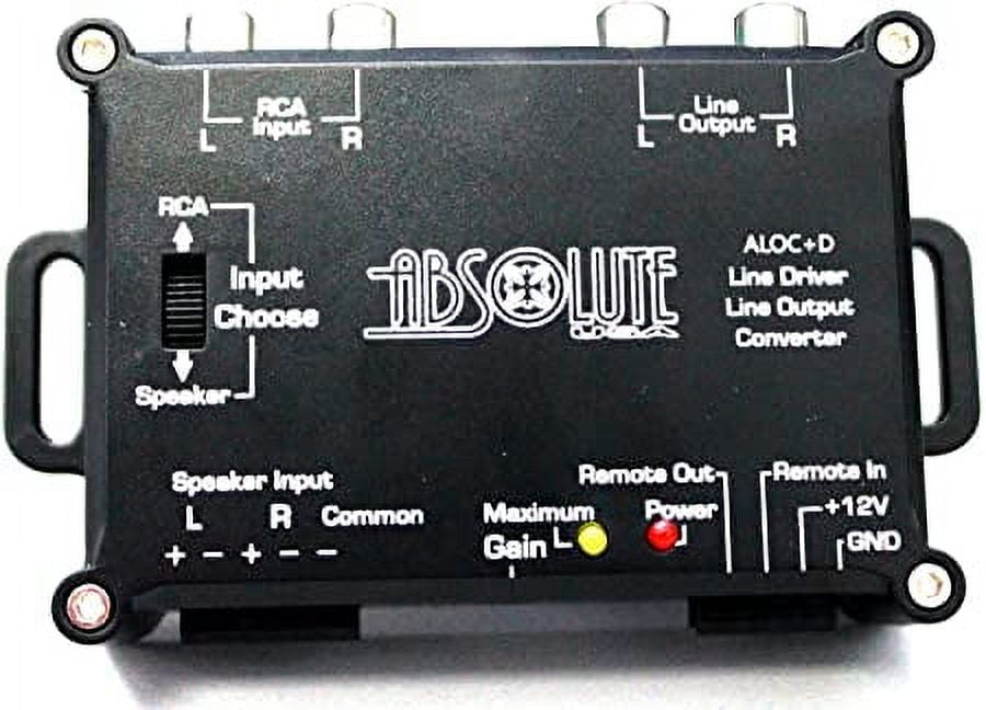 Absolute ALOC+D Line Driver/Line Output Hi to Low RCA Converter With ...