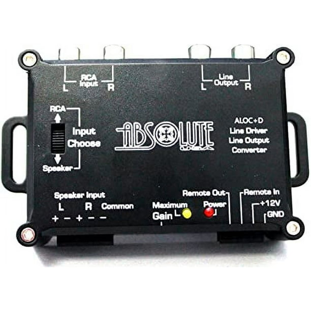 Absolute ALOC+D Line Driver/Line Output Hi to Low RCA Converter With ...