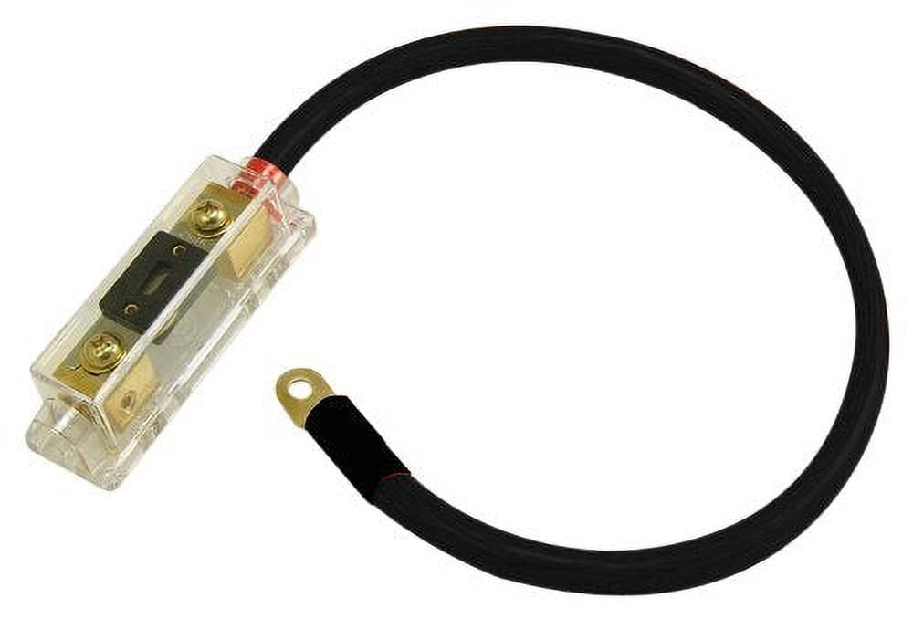 Absolute ANLPKG0BK Power Cable and In-Line ANL Fuse Kit (Black ...