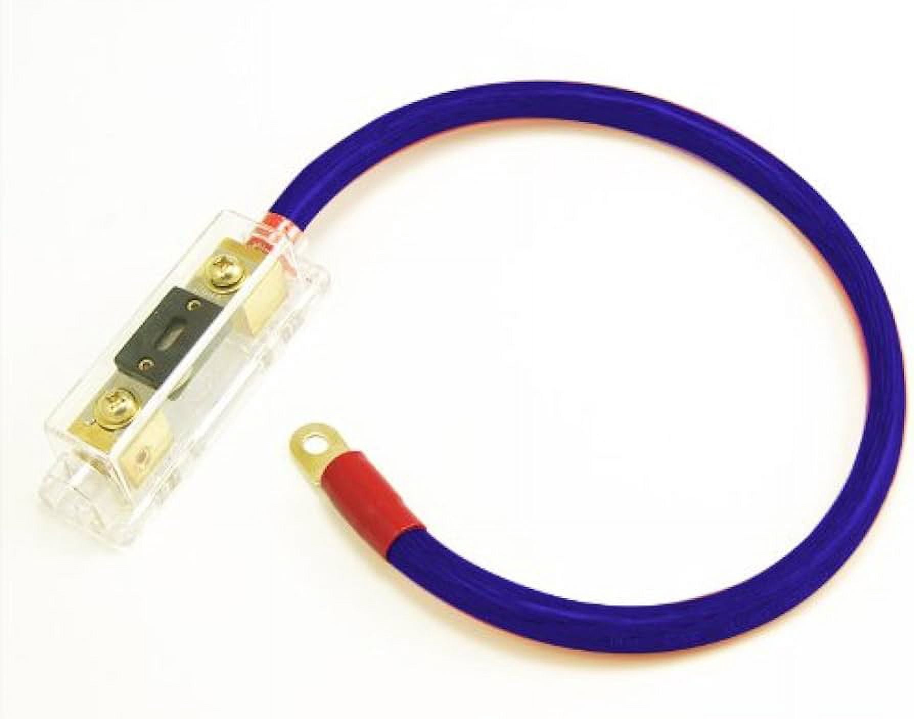 Absolute ANLPKG0BL Power Cable and In-Line ANL Fuse Kit (Blue ...