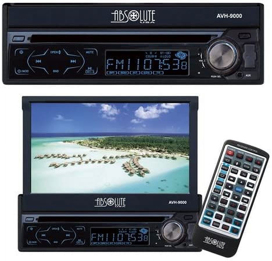 Absolute AVH-9000BT 7-Inch In-Dash Multimedia Touch Screen System with ...