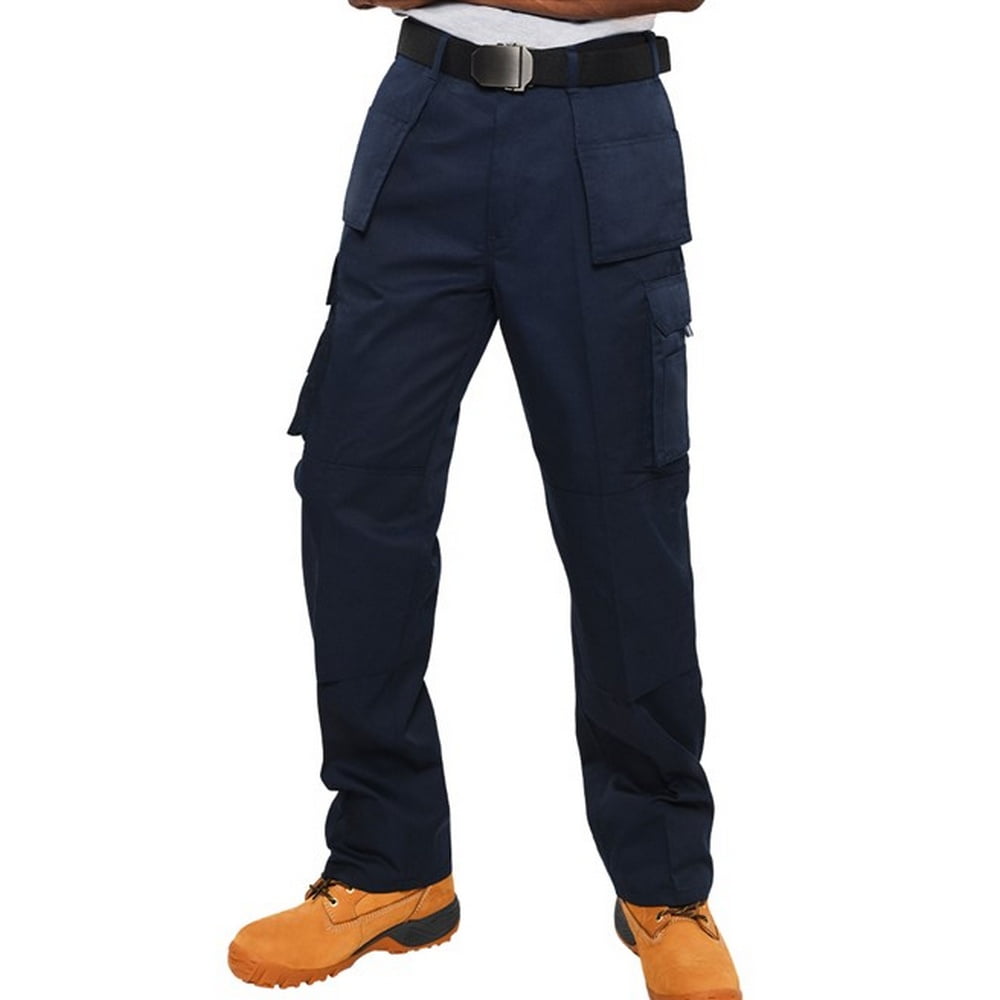 Absolute Apparel Mens Workwear Utility Cargo Trouser - Walmart.com