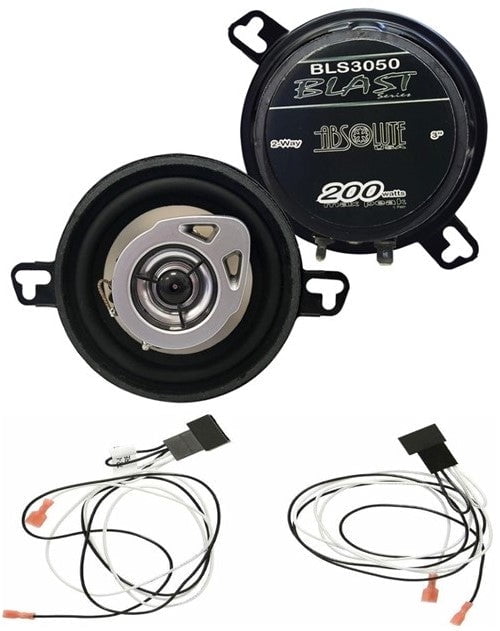 Absolute BLS-3050 3.5" 2-Way 200 W Speaker Fit 2016-UP Toyota Tacoma ...
