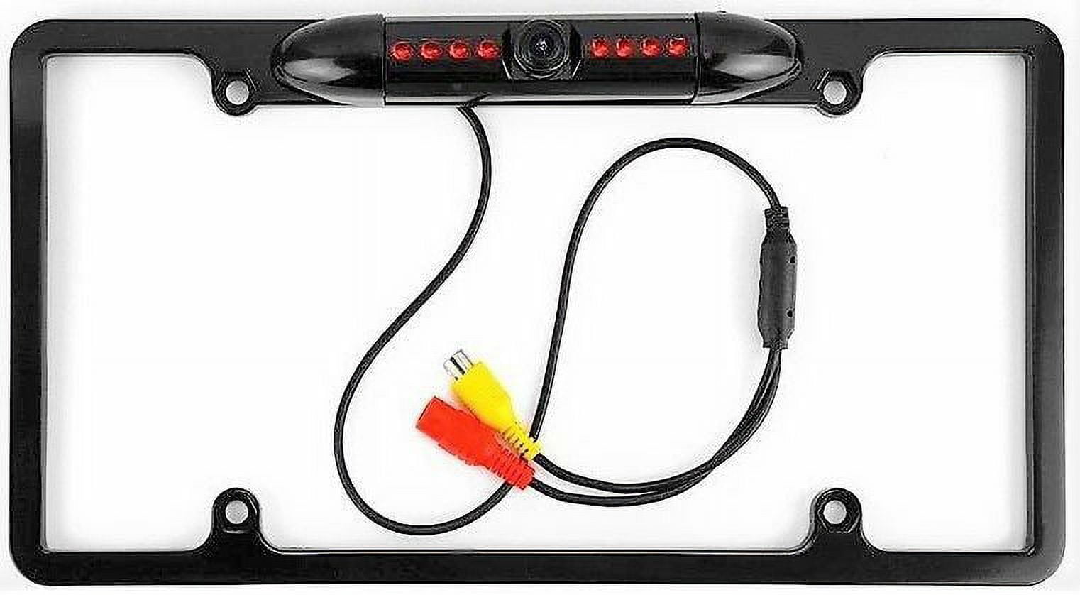 Absolute CAM1500B Universal License Plate Frame with IR Camera (Black ...