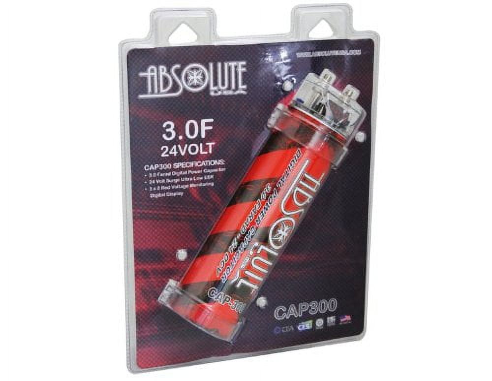 Absolute CAP300R 3.0 Farad 24 Volts Digital Capacitor (Red) - Walmart.com