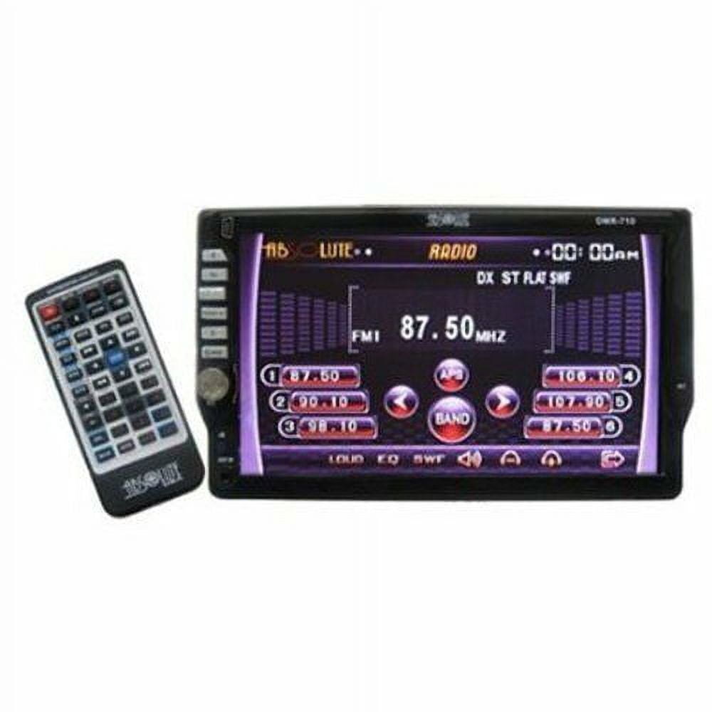 Absolute DMR710 Single DIN In-Dash 7-Inch TFT-LCD Touch screen Monitor ...