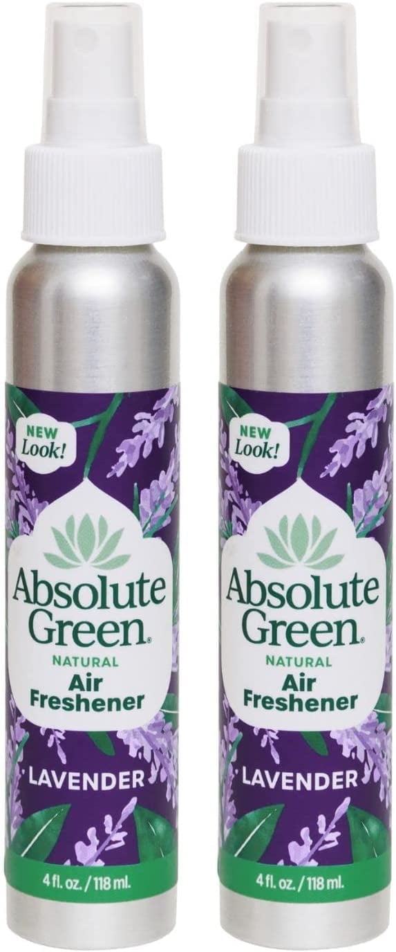 Absolute Green Air Freshener Room Spray, Covers Odors, Lavender Scent, (2 Count) 4oz - Walmart.com