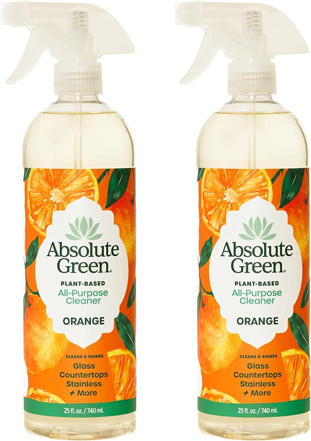 Absolute Green All Purpose Cleaner Spray, Multi-Surface Cleaning, Safe ...
