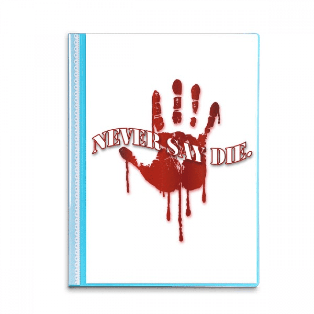 Absolute Handprint Abandon Death Book Sheet Protectors Portfolio Binder ...