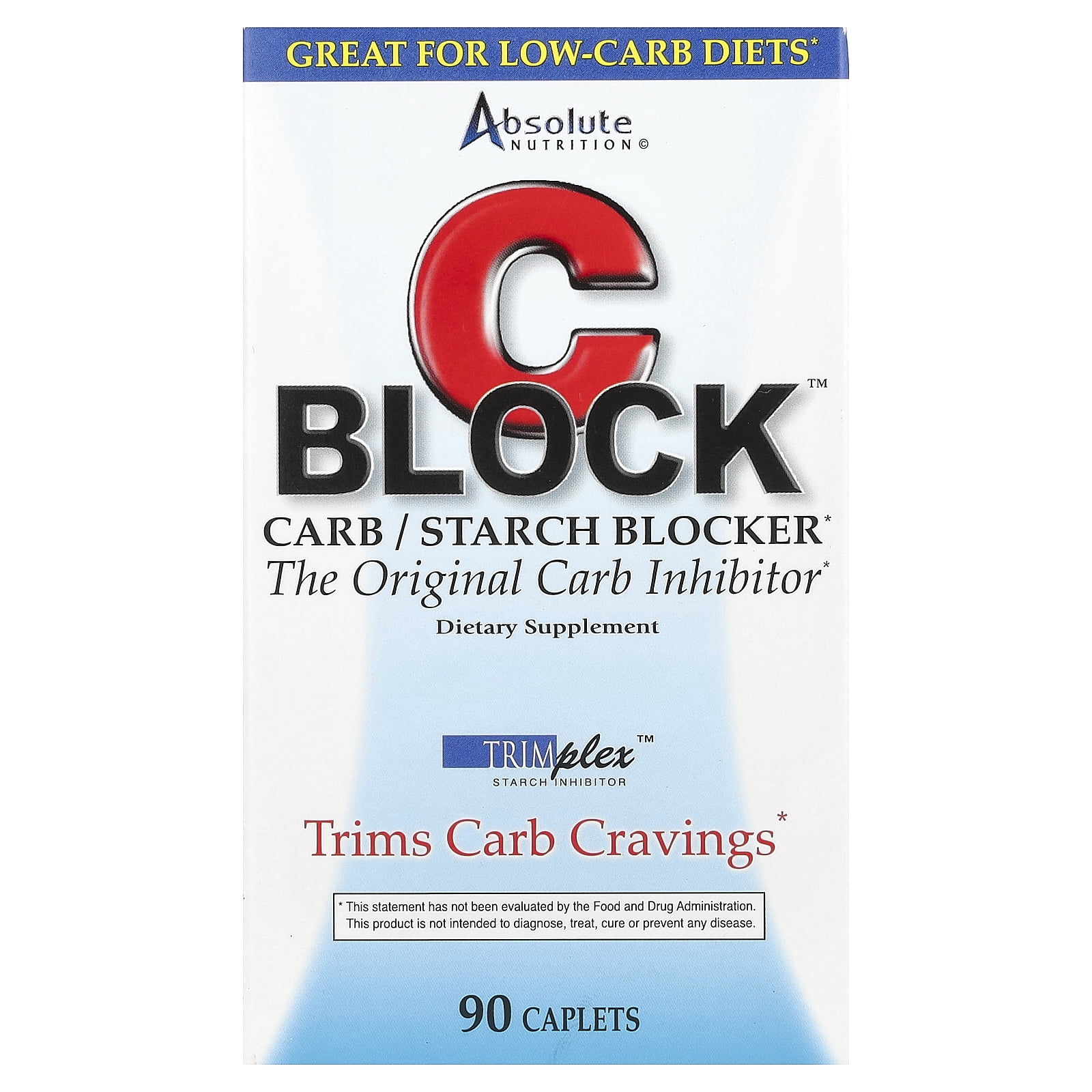 Absolute Nutrition - C Block Carb And Starch Blocker - 90 Caplets ...