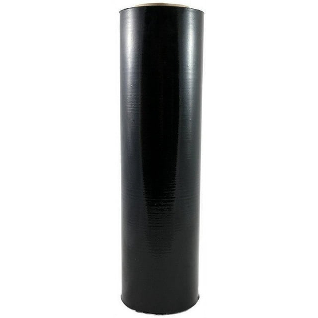 Absolute One (1) Rolls Black Hand Stretch Plastic Film Pallet Shrink ...