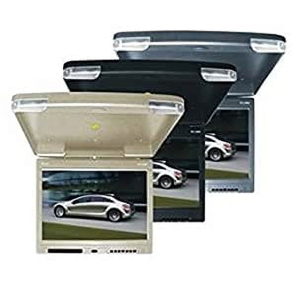 Absolute PFL1400IRC (Cream Tan) 14" TFT-LCD Roof Mount Overhead Flip ...