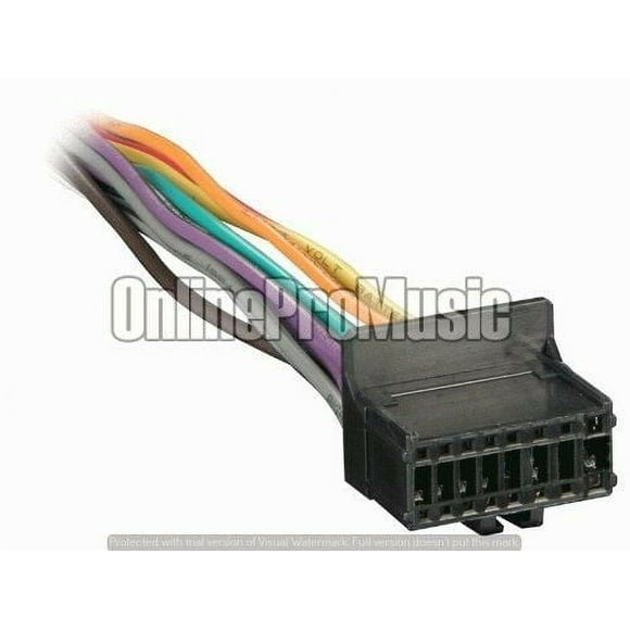 16 Pin Pioneer Wiring Harness Color Code