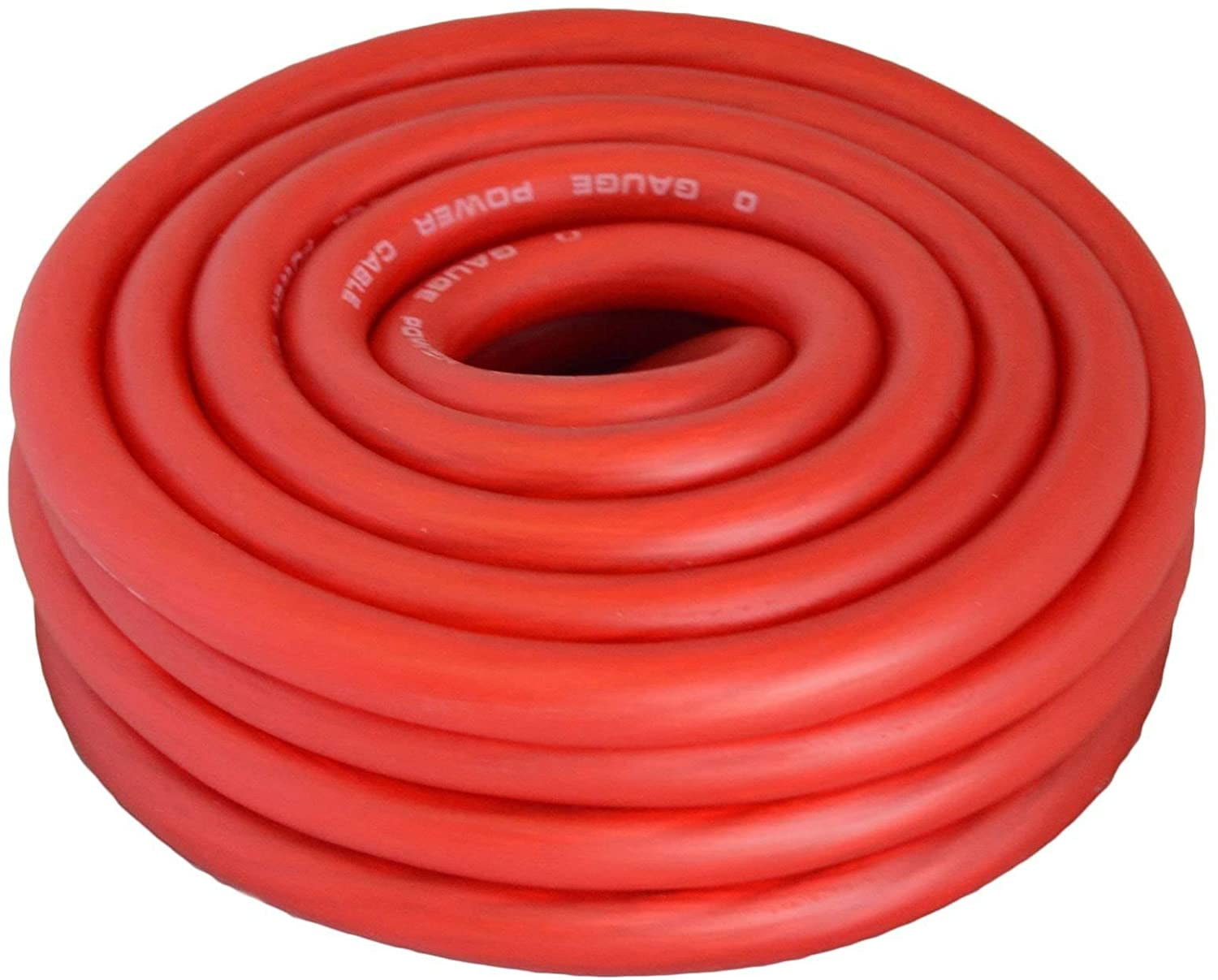 Absolute PROP4G50RD Pro Series 50 Feet 4-Gauge Power / Ground Cable Pro ...