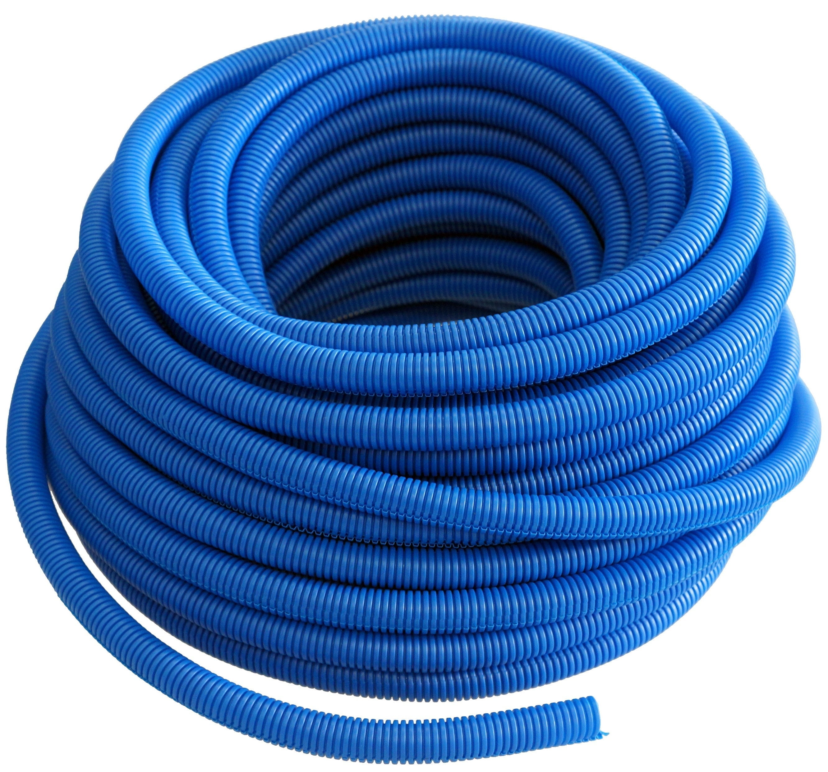 Absolute SLT14-20BL 20' 1/4" 5mm blue split wire loom conduit ...