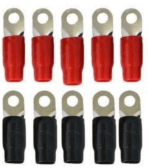 American Terminal GRT00-10 1/0 Gauge Crimp Ring Terminals Connectors 10 ...