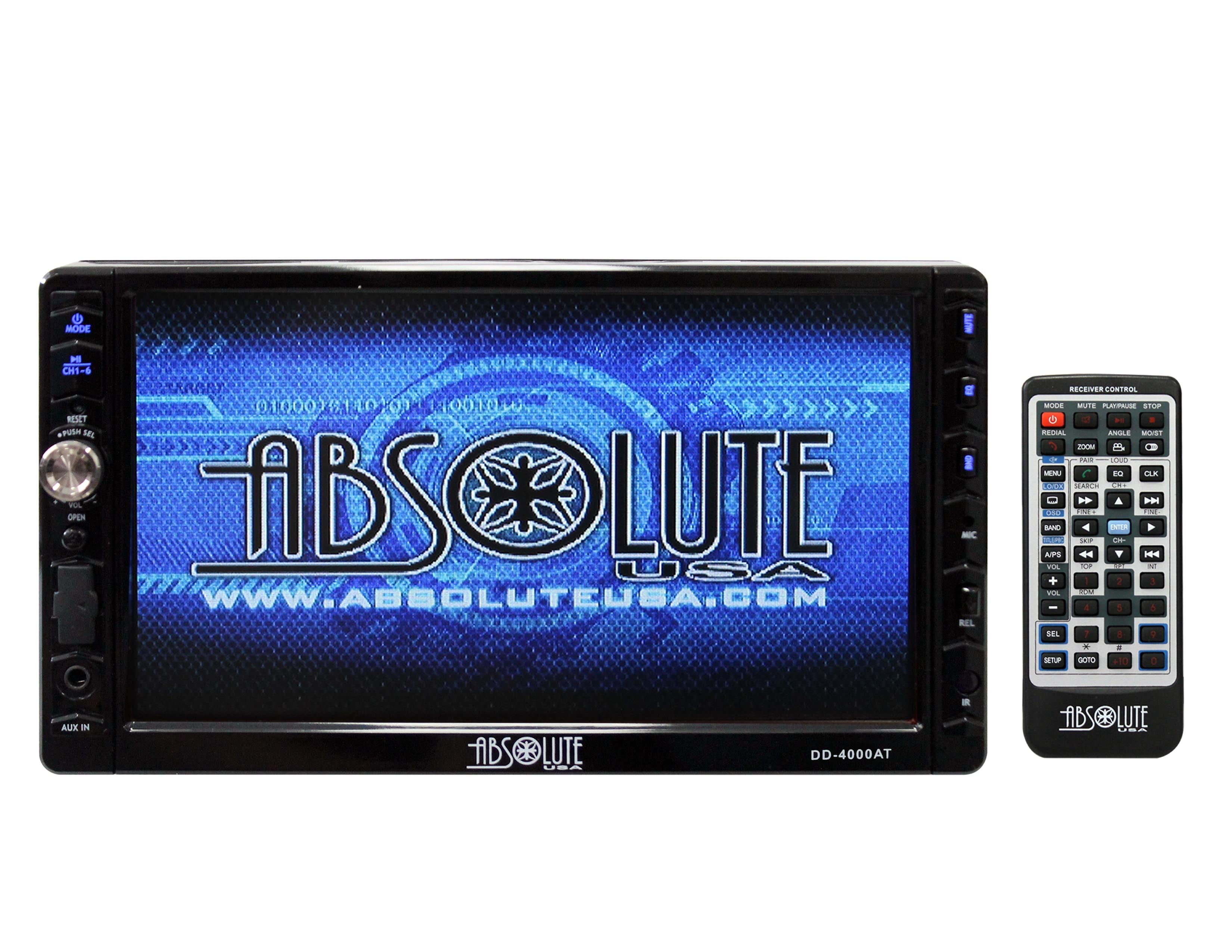 Absolute USA DD-4000AT 7-Inch Double Din Multimedia DVD Player ...