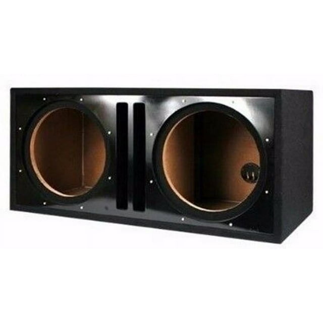 Absolute USA PDEB10BK Dual 10-Inch, 3/4-Inch MDF Twin Port Subwoofer ...