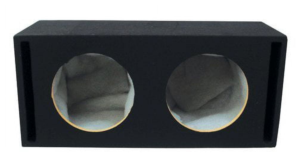 Absolute USA VEGD10 Dual 10-Inch Slot Ported Subwoofer Enclosure, 3/4 ...