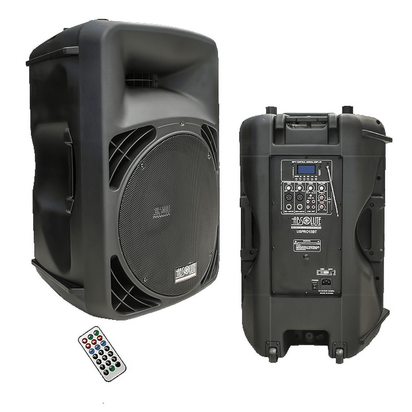 Absolute USPRO15BT 15" Active Powered Speaker 15" Active Self Powered ...