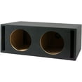 Absolute VEGD12 Dual 12" Slot Vented Ported Universal Subwoofer Sub Box ...