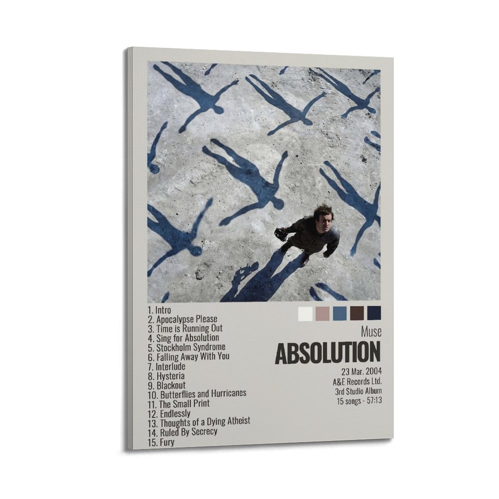 Absolution by Muse Poster Wall Art Canvas Aesthetic Music And Movies ...