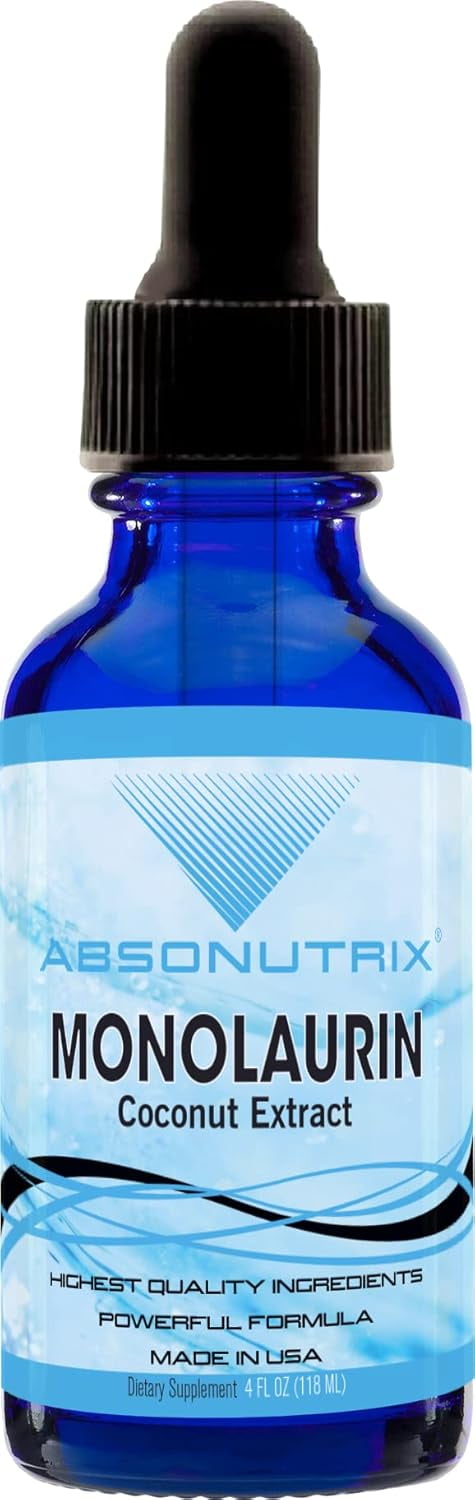 Absonutrix Monolaurin Liquid Extract - 4oz Liquid, 1000 mg 142 servings ...