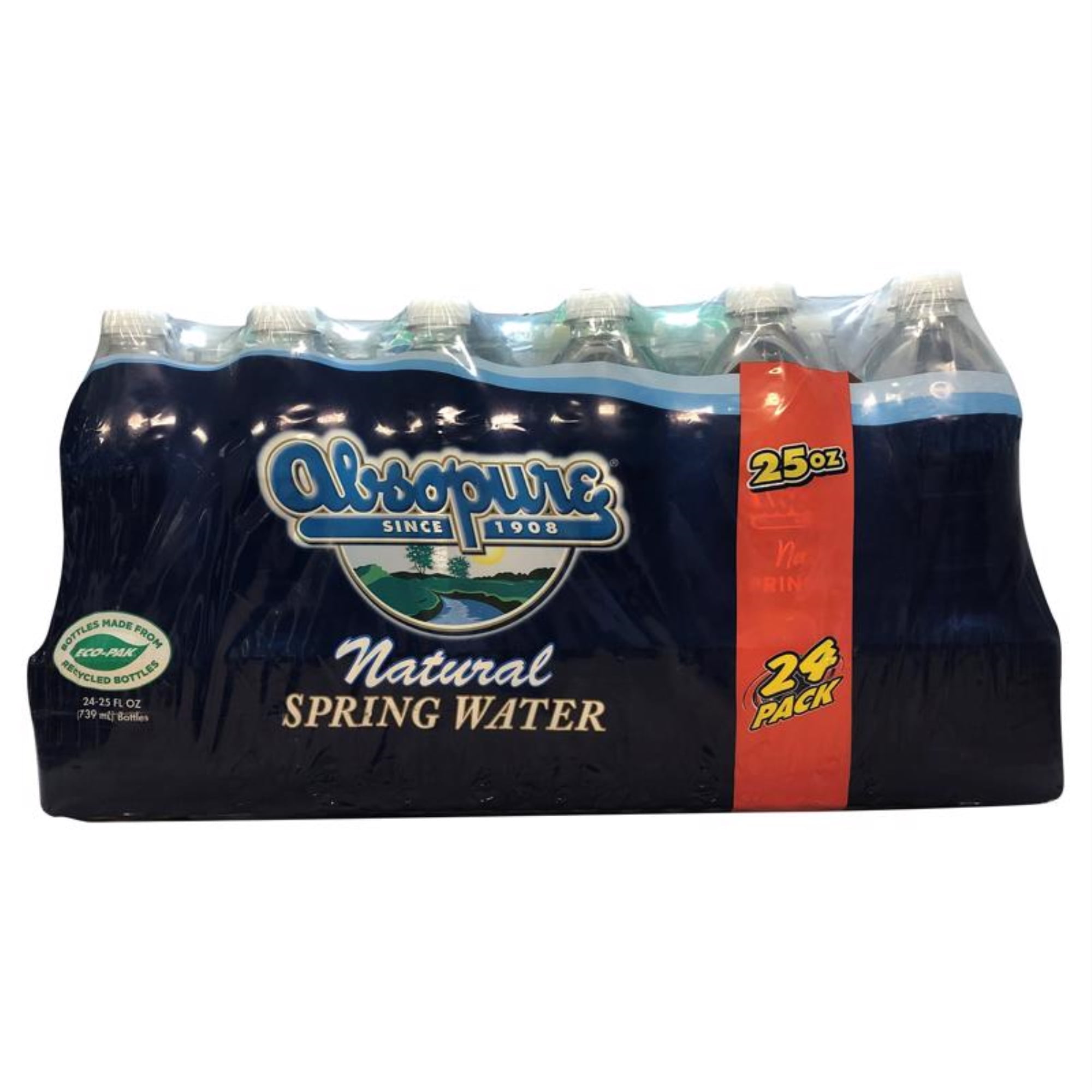 Absopure Spring Water, 25 Oz, Pack of 24 - Walmart.com