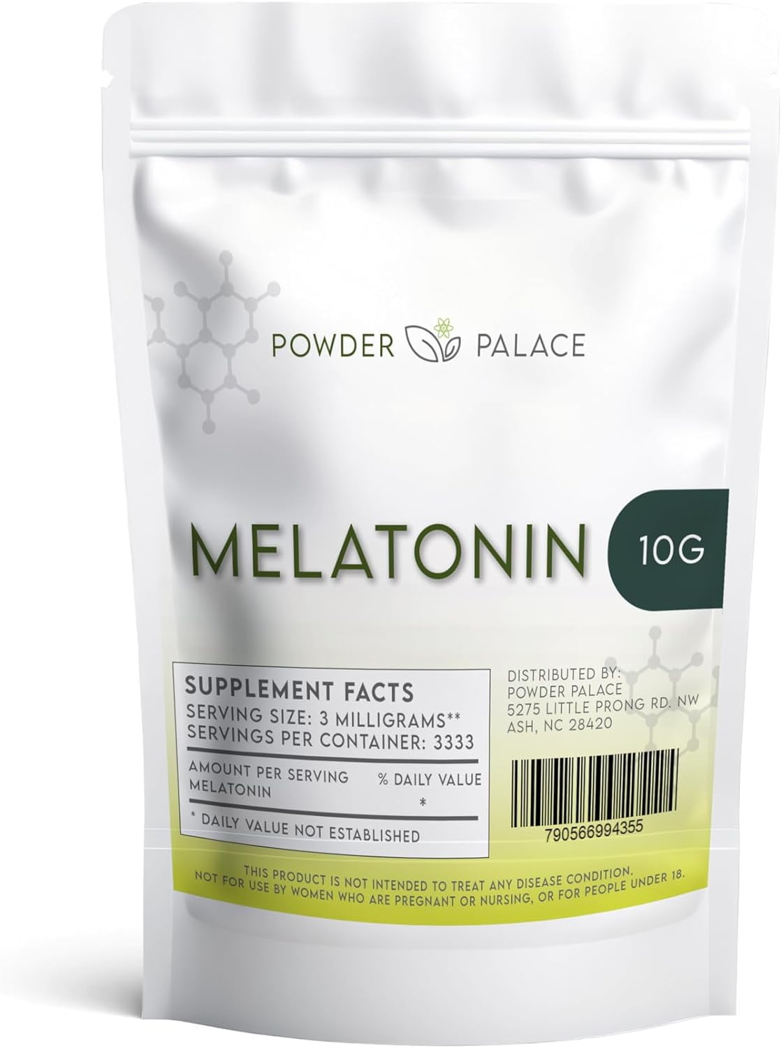 Absorb Health Melatonin Powder 99%+ Purity 3rd Party Tested Sleep and ...