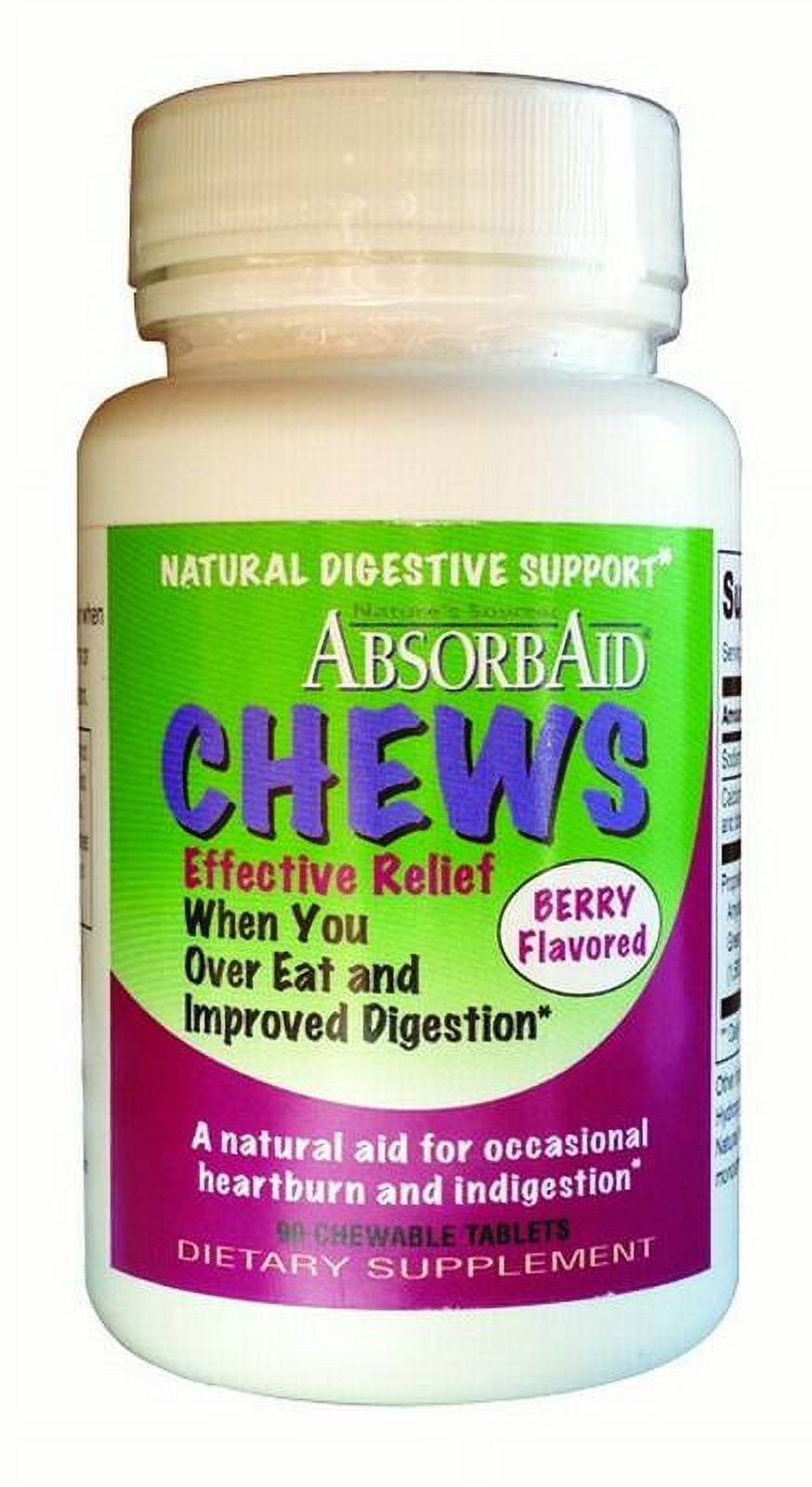 Absorbaid Digestive Support Chews, 90 Ct - Walmart.com