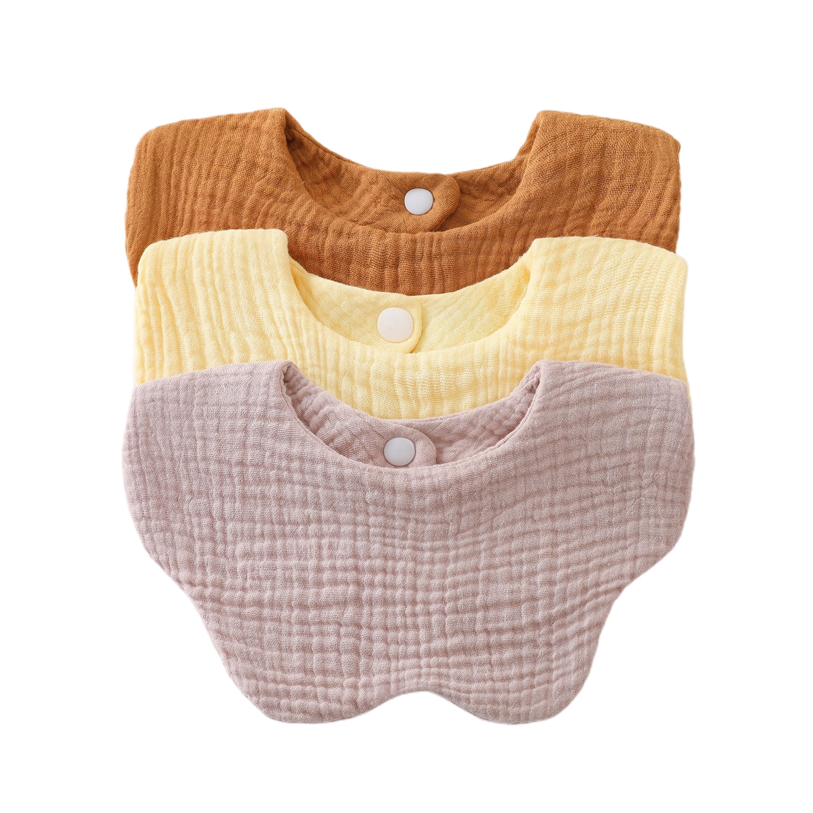 Absorbent Baby Bandana Bib, 3pcs Drooling Scarf Soft Teething Bib 6 ...