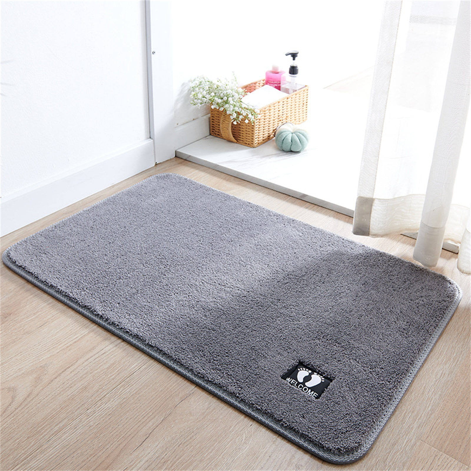 Absorbent Bathroom Floor Mat for Shower and Toilet Door - Dormitory ...