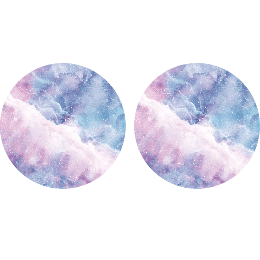 Absorbent Car Coasters 2 Pack for Cup Holders,Ceramic Stone & Non ...