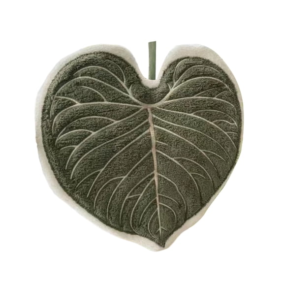 Absorbent Cleaning Cloth, Water Absorbent King Anthurium Leaf Shape ...