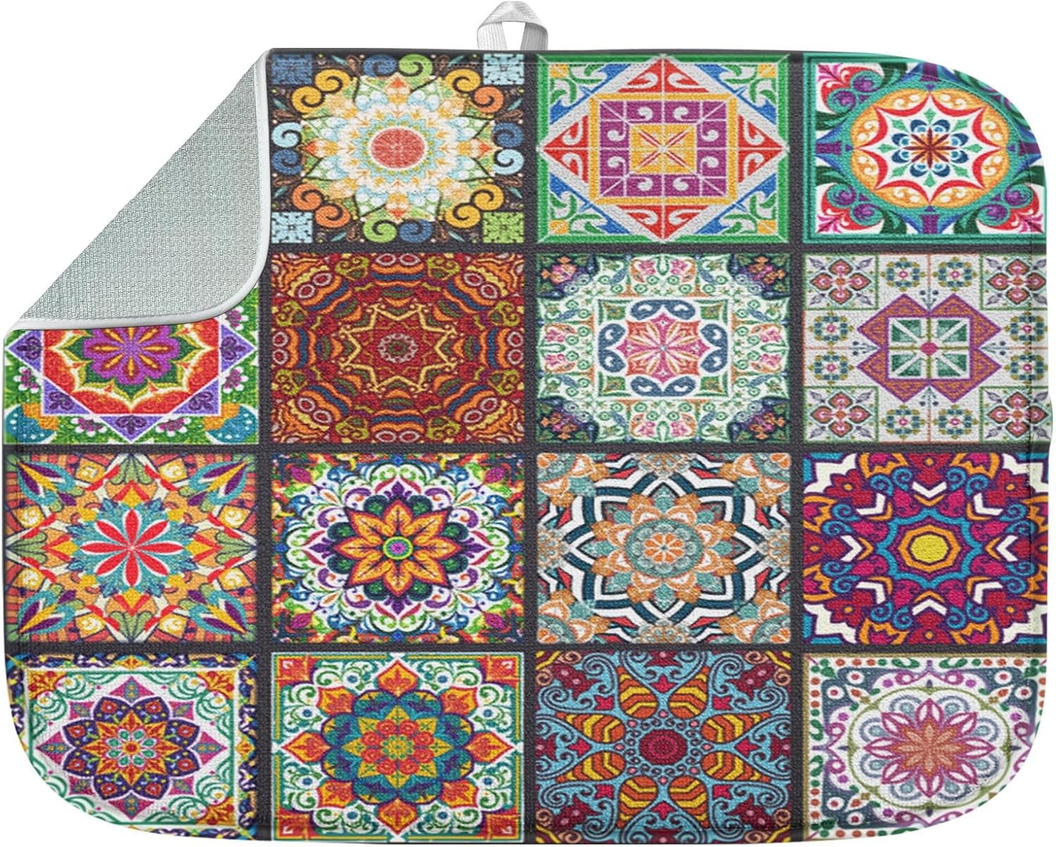 Absorbent Dish Drying Mat, Honey Baby Cute Yellow Bees Microfiber Pad ...