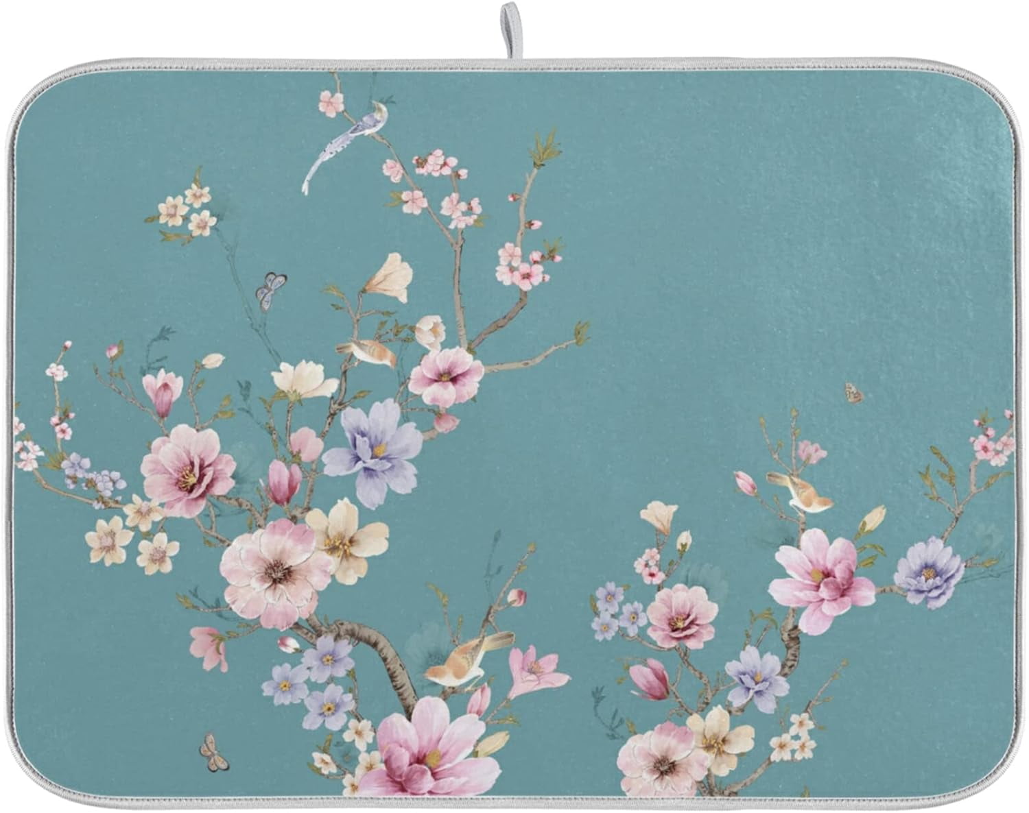 Absorbent Dish Drying Mat for Kitchen Counter - Chinese Painting Art ...