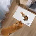 Absorbent Dog Food Mat, No Stains Quick Dry Dog Water Dispenser Mat ...