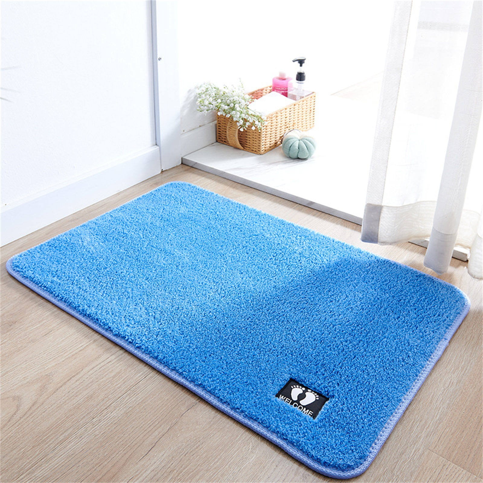 Absorbent Entryway Mat, Non-slip Rubber Backing, 24x36 Inches, Gray ...