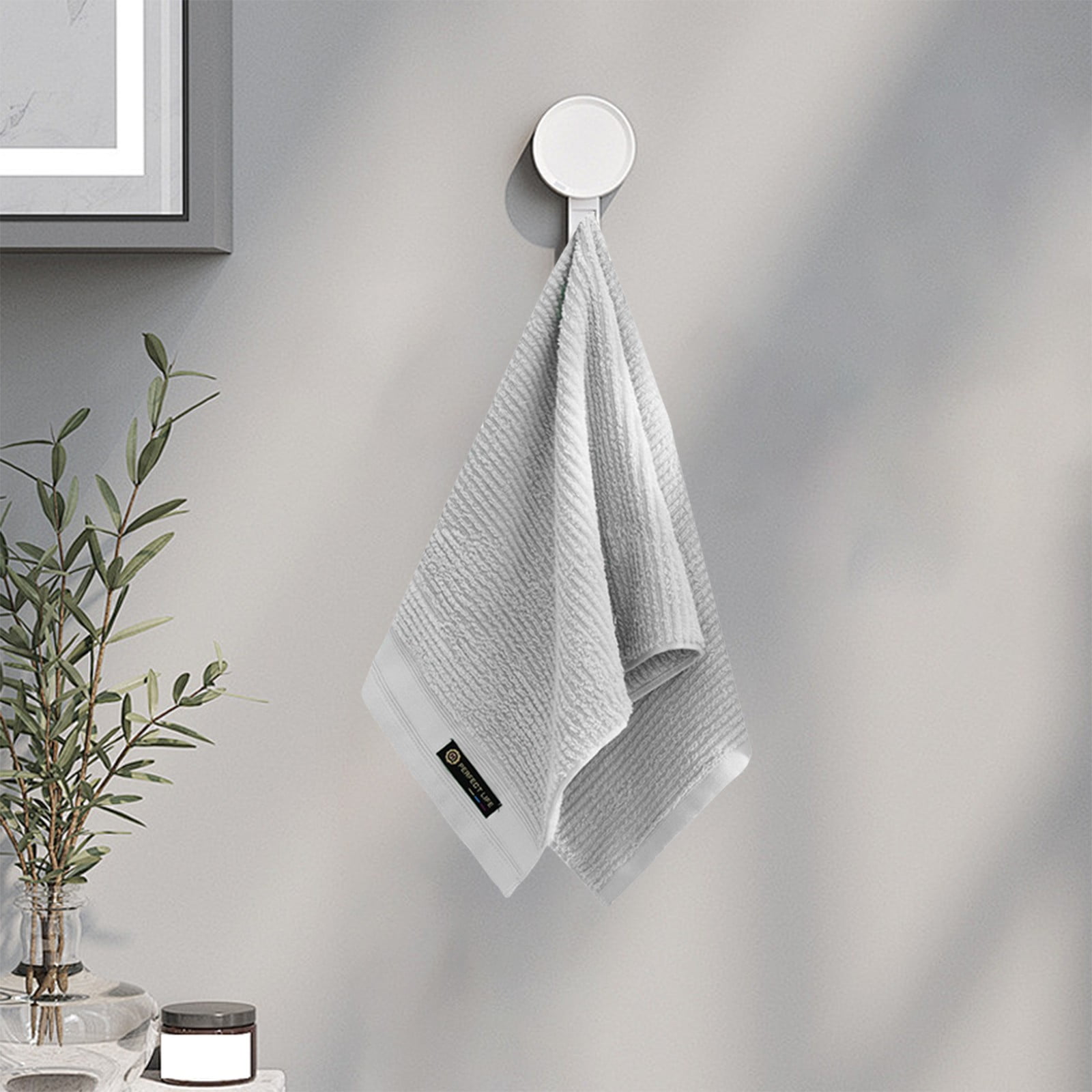 Absorbent Face Towel, Plain Color, Quick-dry Fabric, Soft Texture, for ...