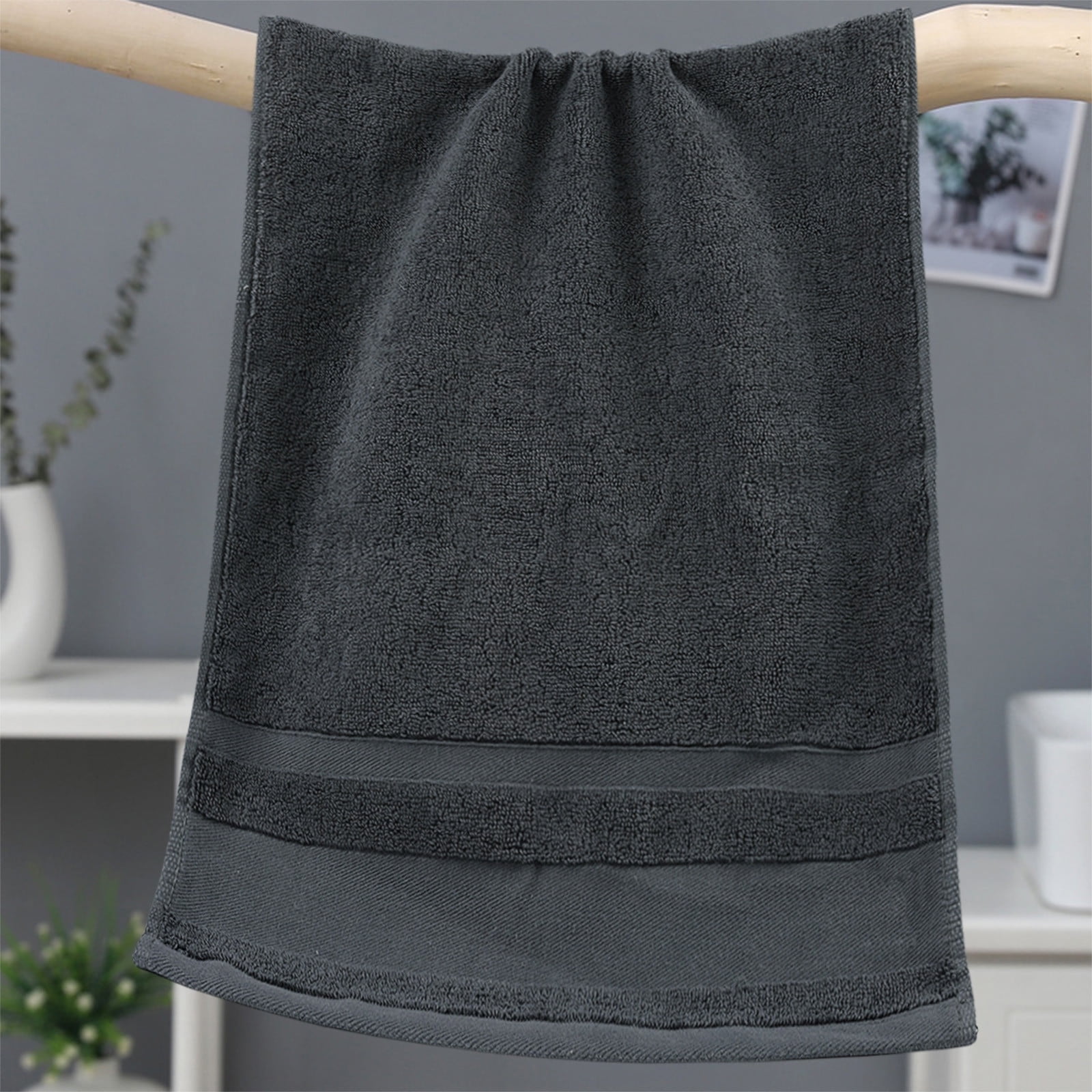 Absorbent Face Towel | Soft Unmixed Natural Fiber, Quick Dry, Solid ...