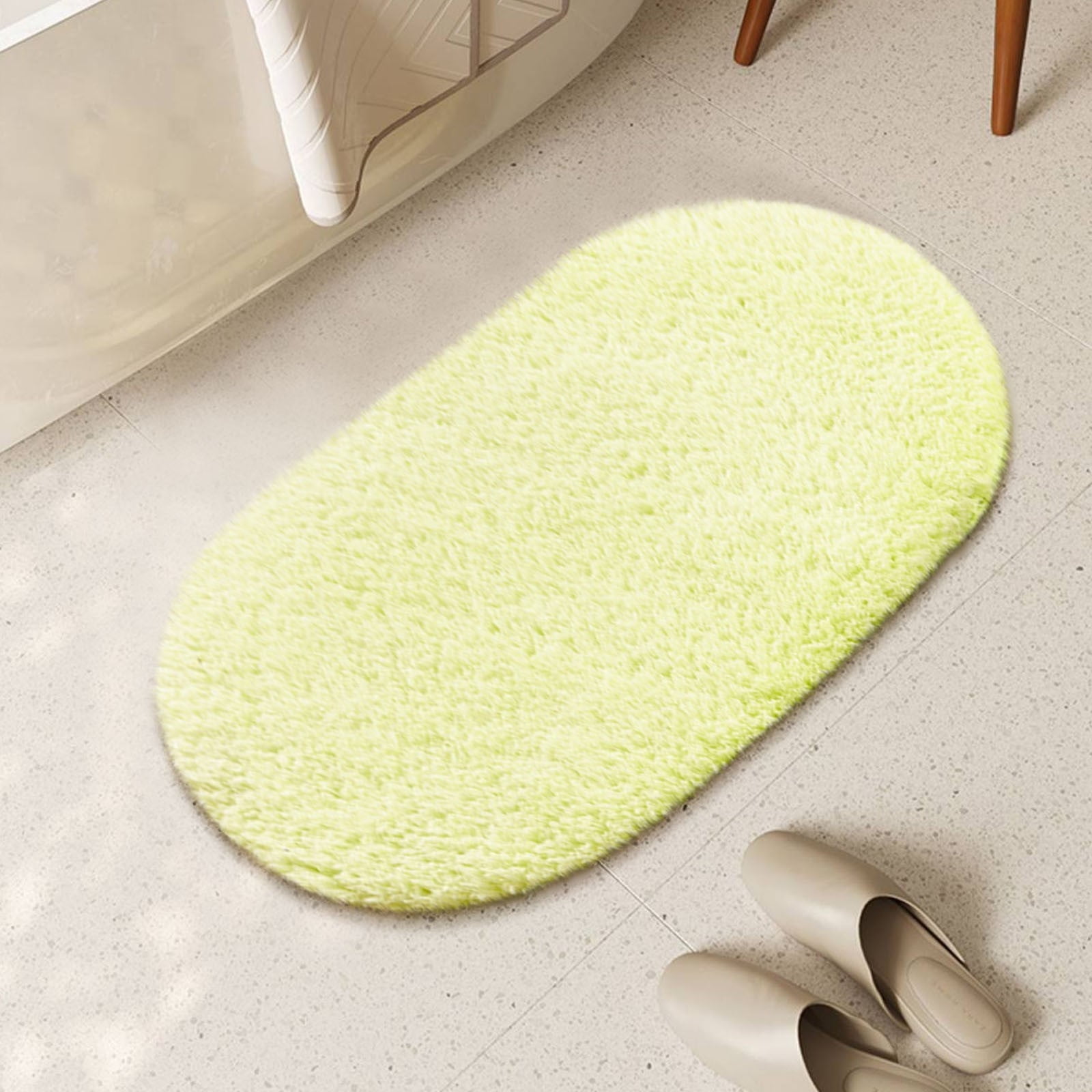 Absorbent Floor Mats, Non-Slip Bathroom Rug, Quick-Dry Microfiber Foam ...
