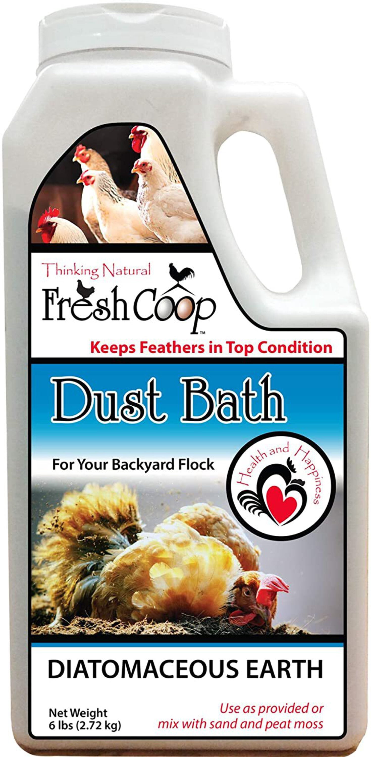 Absorbent Fresh Coop Dust Bird Bath Backyard Shaker 6 lbs. - Walmart.com